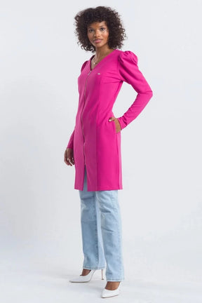 Woman's Hollywood Hot Pink Lab Coat