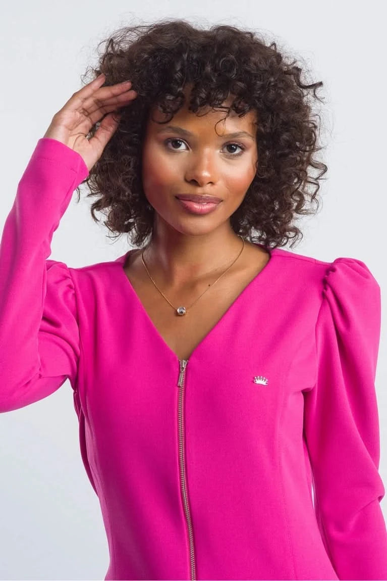 Woman's Hollywood Hot Pink Lab Coat